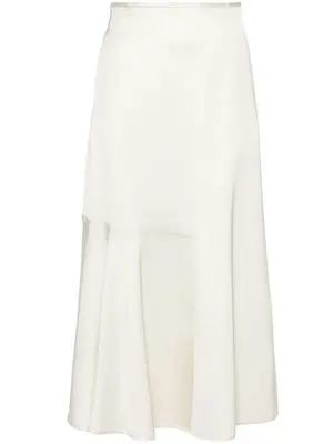JIL SANDER High-waisted Panelled Midi Skirt