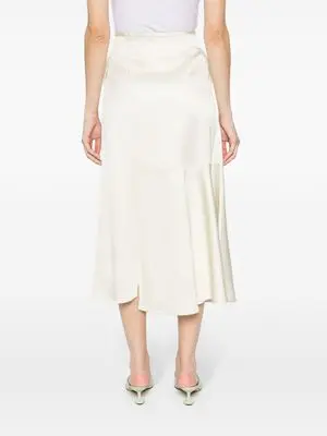 JIL SANDER High-waisted Panelled Midi Skirt