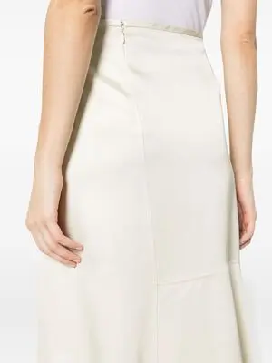 JIL SANDER High-waisted Panelled Midi Skirt