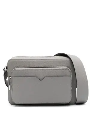 VALEXTRA V-line Reporter Messenger Bag