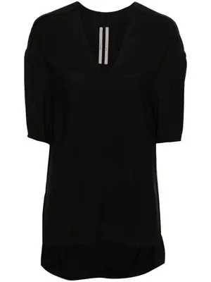 Rick Owens V-neck Blouse - Black