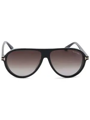 TOM FORD Marcus Pilot-frame Sunglasses - Black