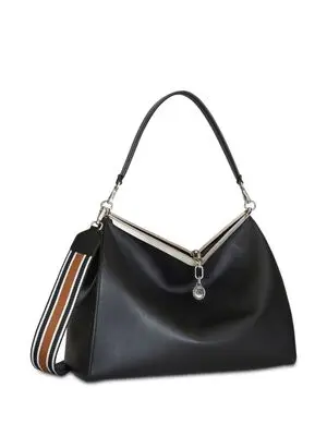 Etro Vela Leather Shoulder Bag - Black