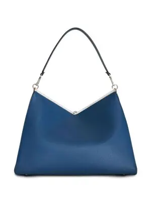 Etro Vela Leather Shoulder Bag - Blue