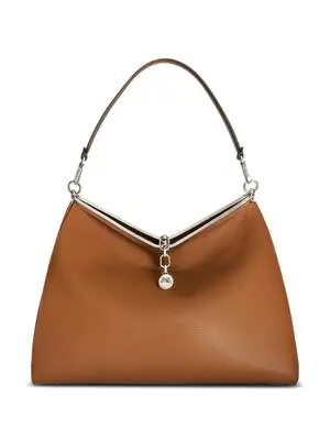 Etro Vela Leather Shoulder Bag - Brown
