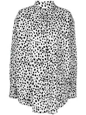 Moschino Dalmatian-print Shirt Jacket