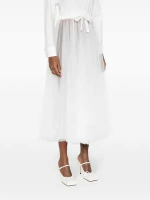FORTE_FORTE Sheer Tulle Maxi Skirt