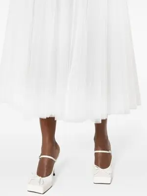 FORTE_FORTE Sheer Tulle Maxi Skirt