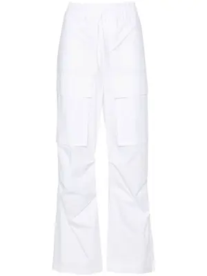 P.a.r.o.s.h Straight-leg Cotton Cargo Trousers - White