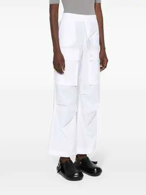 P.a.r.o.s.h Straight-leg Cotton Cargo Trousers - White