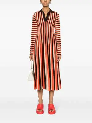 La DoubleJ Plaza Knitted Midi Dress
