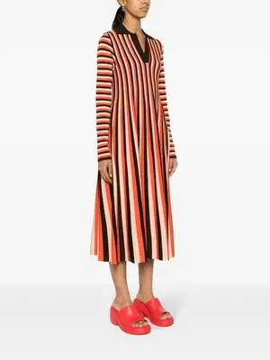 La DoubleJ Plaza Knitted Midi Dress