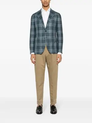 PT TORINO Mid-rise Tapered Trousers - Neutrals