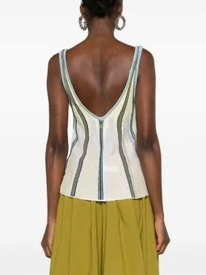 FORTE_FORTE V-neck Knitted Top