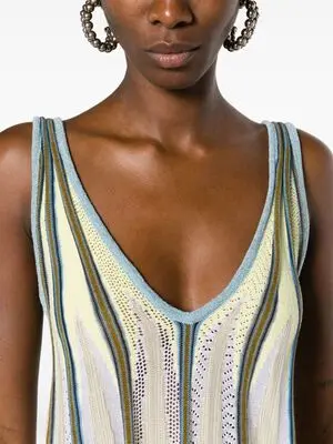 FORTE_FORTE V-neck Knitted Top