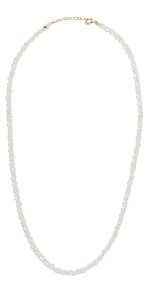 Jia Jia April Quartz Beaded Necklace - Crystal