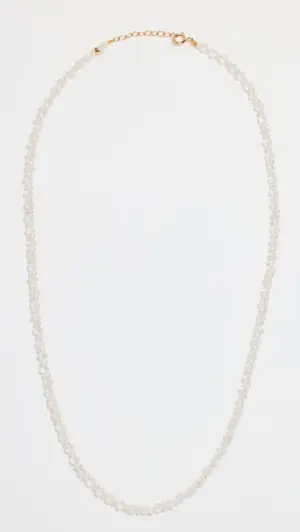 Jia Jia April Quartz Beaded Necklace - Crystal