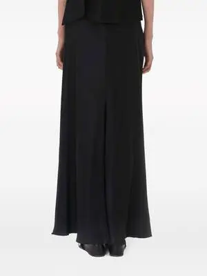 JW Anderson Draped Silk Maxi Skirt