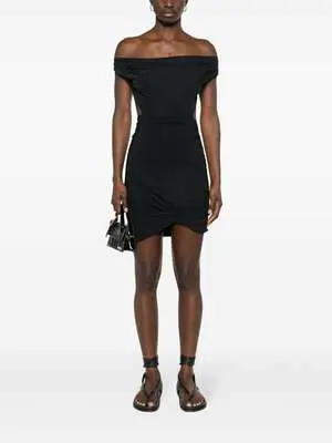 AMAZUIN Ester Cowl-neck Mini Dress