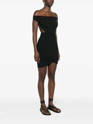 AMAZUIN Ester Cowl-neck Mini Dress