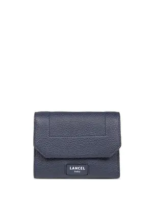 LANCEL Ninon Leather Compact Wallet - Blue