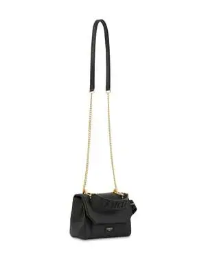 LANCEL Ninon De Leather Flap Bag - Black