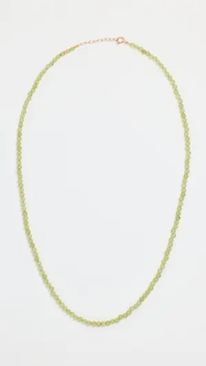 Jia Jia August Beaded Necklace - Peridot