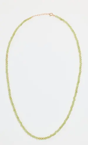 Jia Jia August Beaded Necklace - Peridot