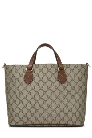 Gucci Original Gg Supreme Canvas Tote Bag - Brown