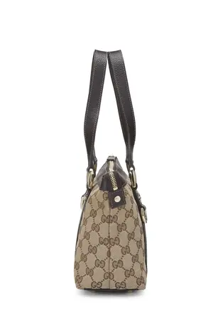 Gucci Original Gg Canvas Abbey Zip Tote - Beige