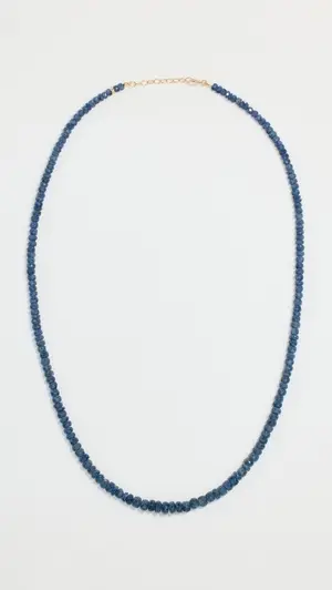 Jia Jia September Beaded Necklace - Sapphire