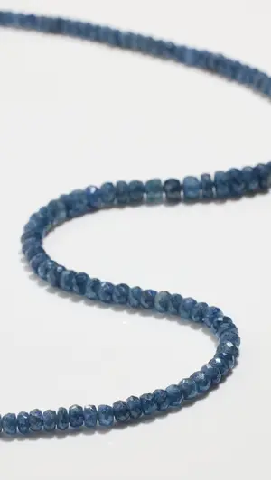 Jia Jia September Beaded Necklace - Sapphire