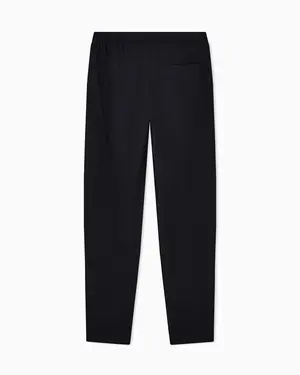 Giorgio Armani Technical Waffle Trousers - Black