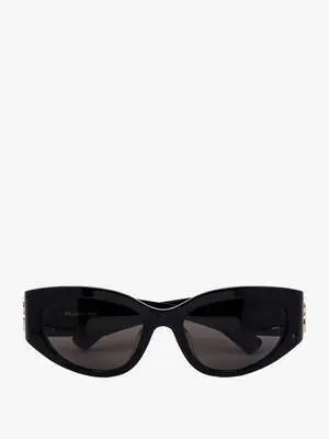 Balenciaga Acetate Cat Eye Sunglasses - Black