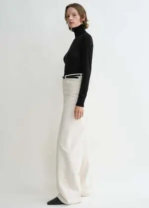 TOTEME High-rise Wide-leg Trousers