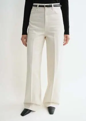 TOTEME High-rise Wide-leg Trousers