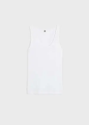 TOTEME Classic Rib Tank - White