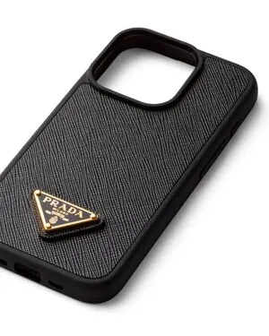 Prada Saffiano Leather Cover For Iphone 15 Pro