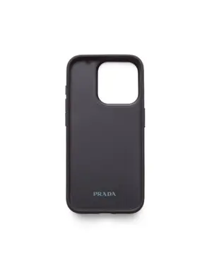 Prada Saffiano Leather Cover For Iphone 15 Pro