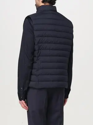 MOORER Quilted Vest - Blue