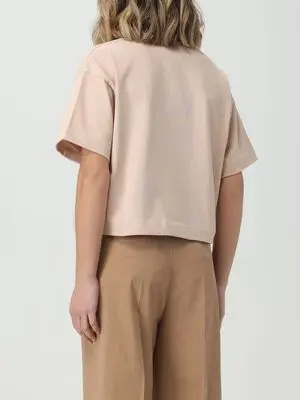 AUTRY Cropped Crewneck T-shirt - Pink