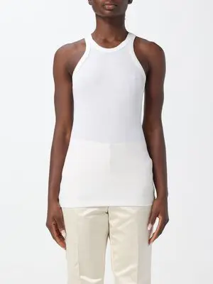 Sportmax Ribbed Tank Top - White