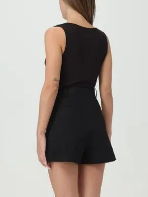 Pinko Sleeveless V-neck Ruched Top
