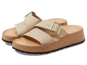 BIRKENSTOCK Platform Sandal With Adjustable Buckle - Brown