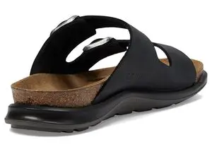 BIRKENSTOCK Arizona Rugged Leather Sandals - Black
