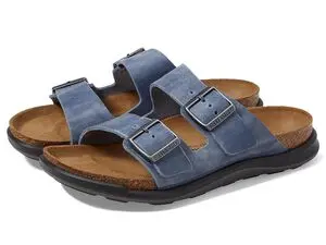 BIRKENSTOCK Birkenstock Arizona Rugged Leather Sandals Blue