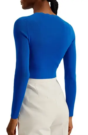 Ted Baker London Scallop Trim Cardigan