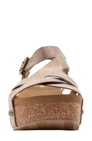 VOLATILE Sand Castle Platform Sandals - Bronze