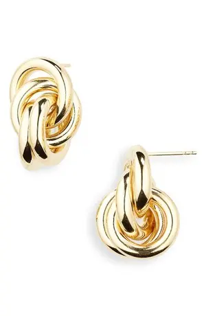 Lié Studio Lié Studio Vera Knot Tie Earrings 18knsterling Silver