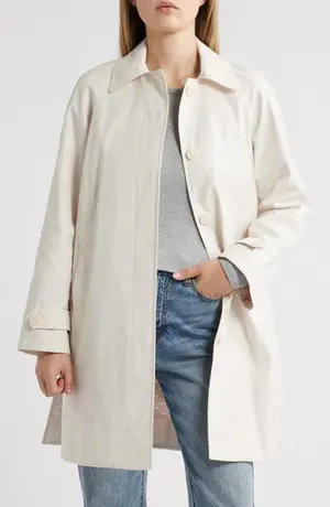 Sam Edelman Mac Single Breasted Coat - Ivory